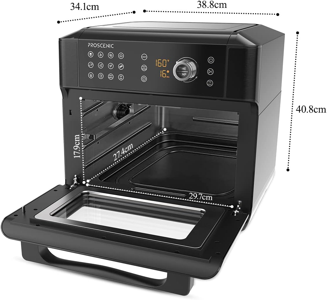 T31 Friggitrice ad Aria 15L, Forno Air Display Touch + APP – Ermes